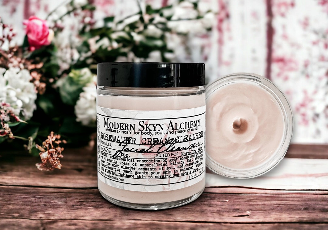Rose Water Cream Cleanser - Etsy
