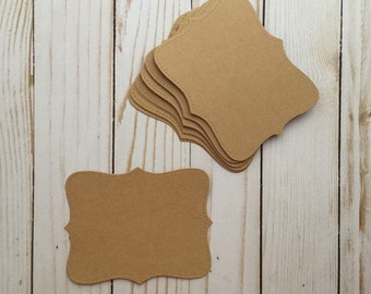 50 Embossed Top Note Shapes From Stampin up Die Cut Pieces - Etsy