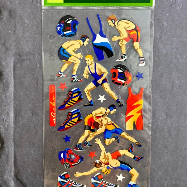 Wrestling Stickers - Etsy