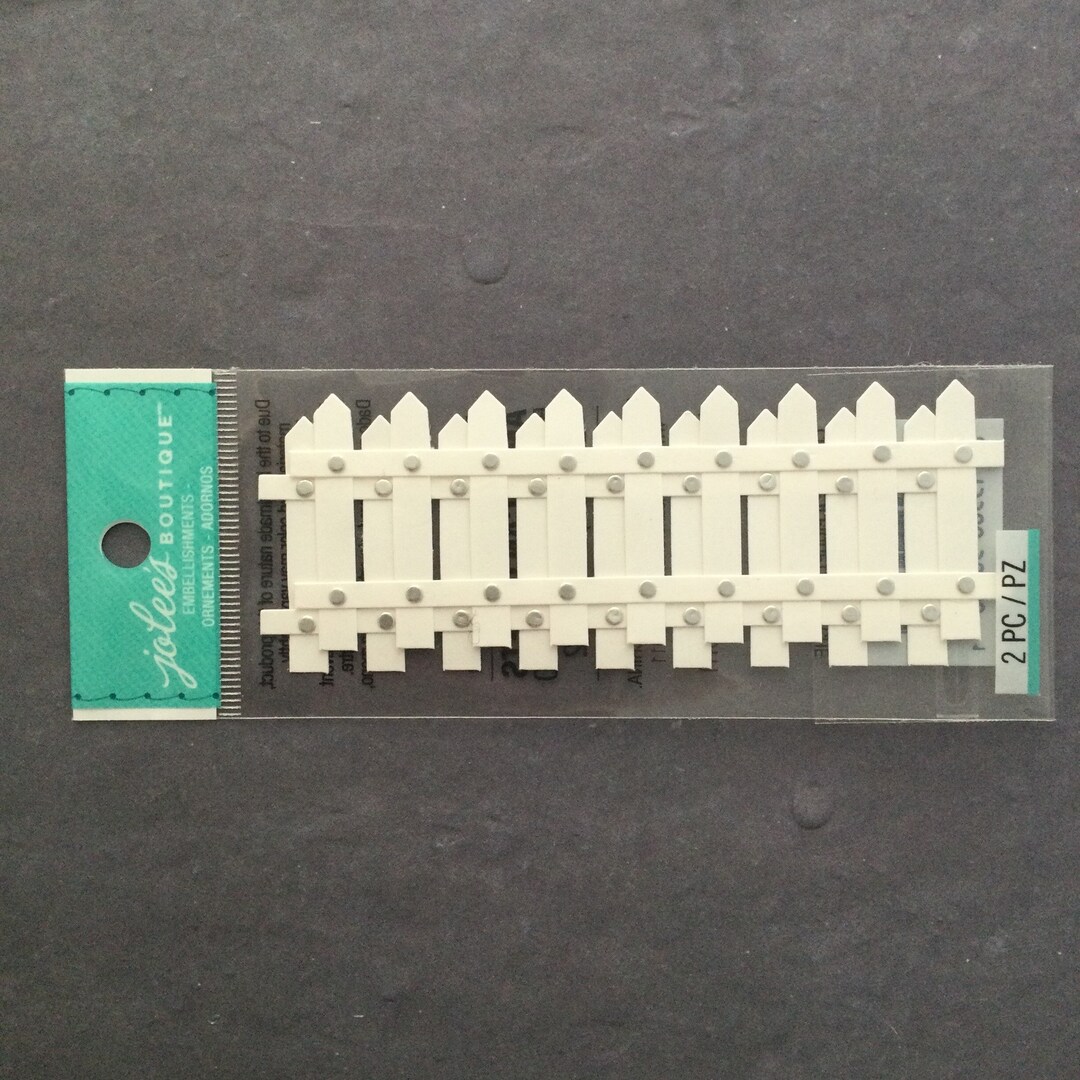 FENCE Sticker White Picket Fence House Home Farm Garden Sticker Picnic ...