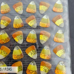 MINI Candy Corn Stickers Glitter Stickers Autumn Fall Embellishment ...