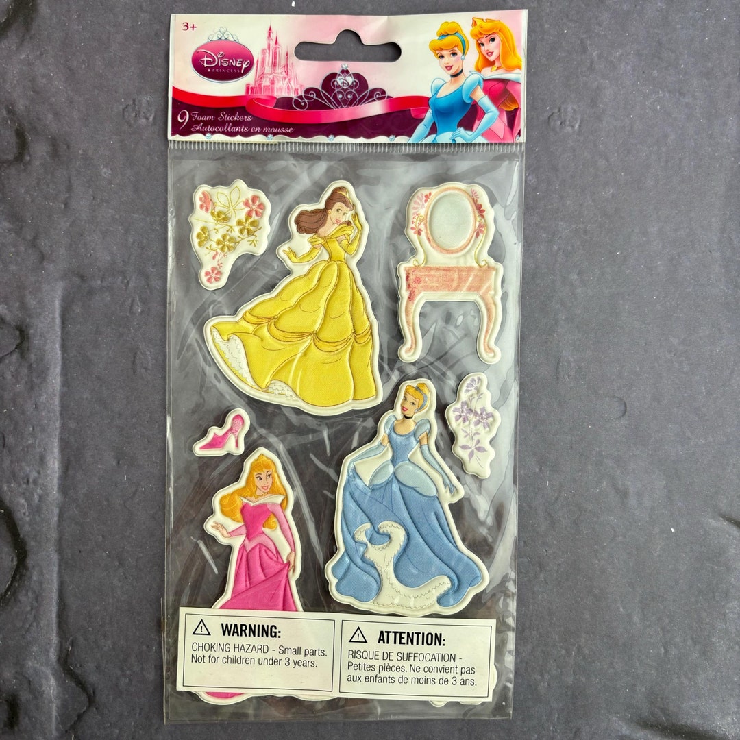 3D DISNEY Princess Scrapbook Embellishment | Belle Cinderella Sleeping ...