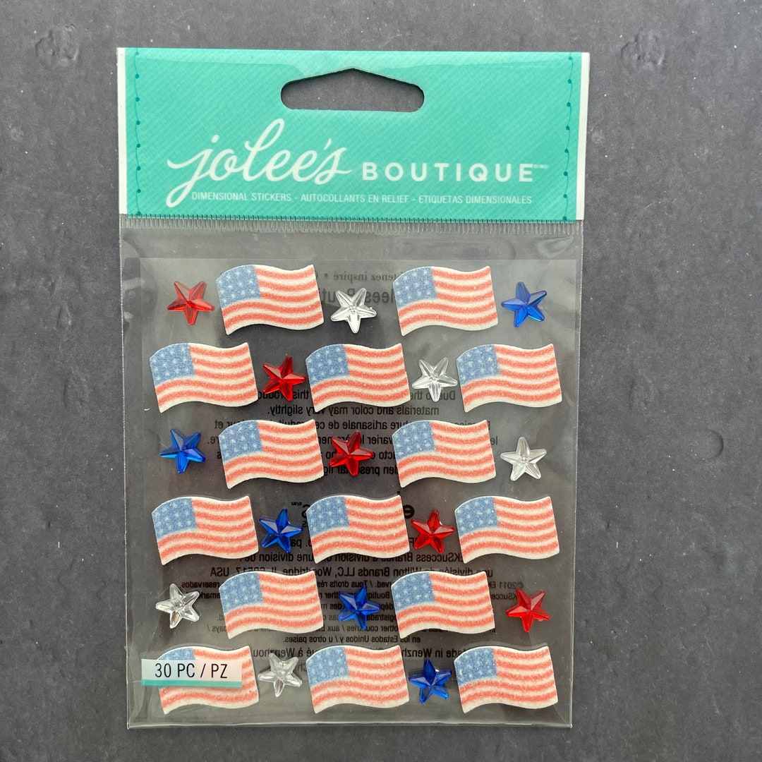 MINI American Flag Sticker Set | Stars and Stripes Sticker | USA 4th of ...