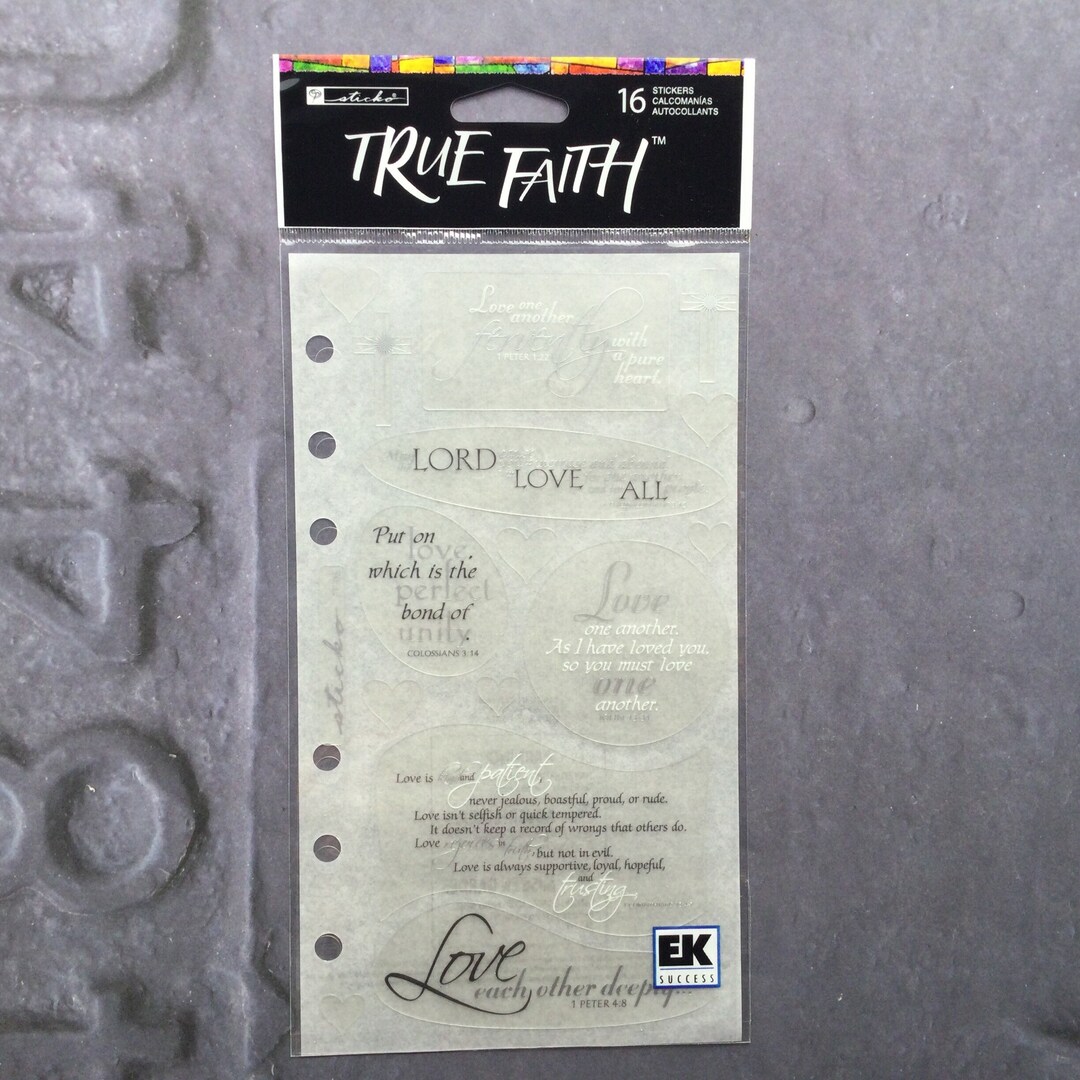 PRAYER Sticker | Faith God Sticker | Handmade Scrapbook Sticker ...