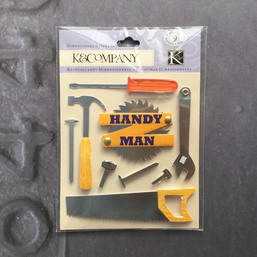HANDYMAN Sticker Set Tools Hammer Screwdriver Saw Wrench Tool Man ...