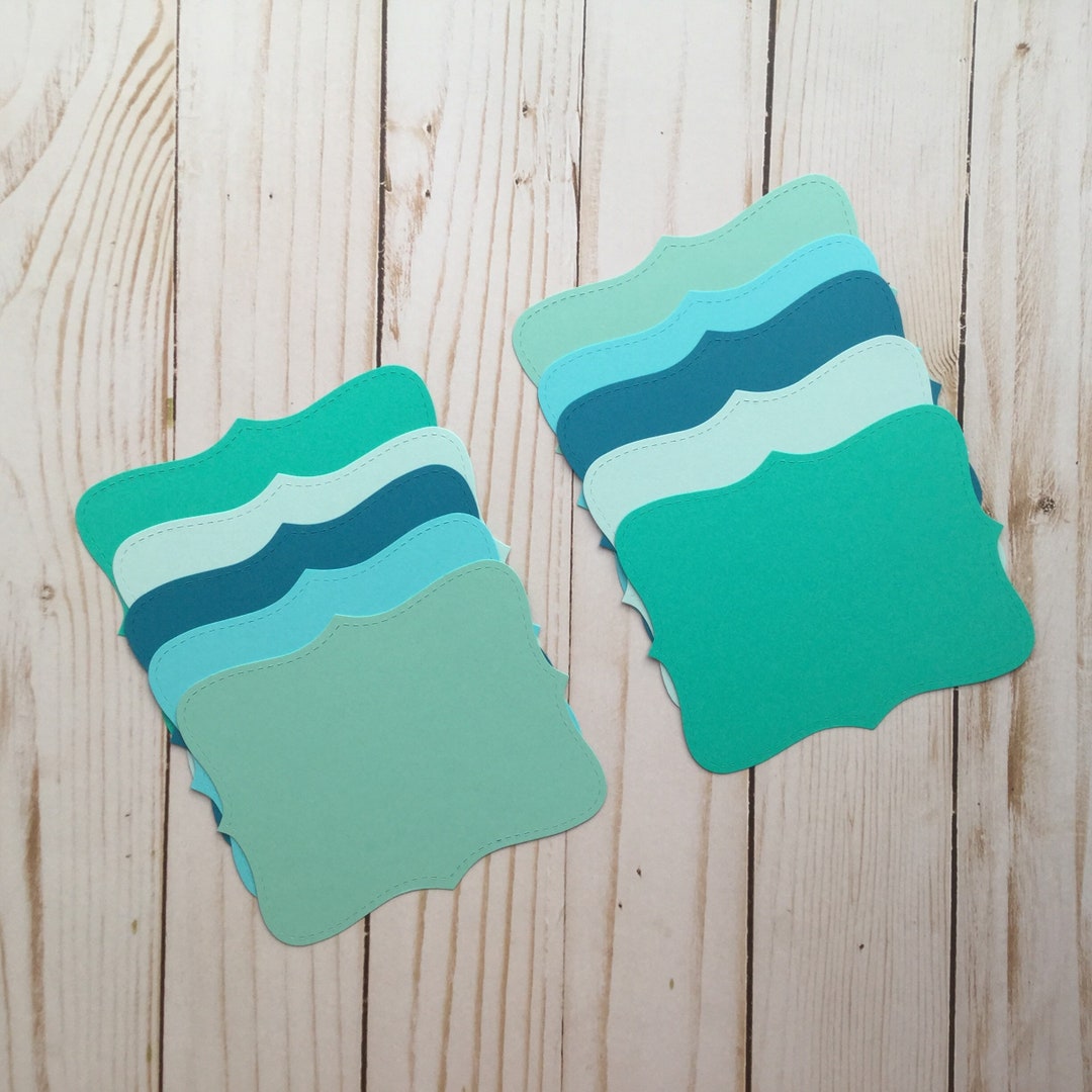 Fun Colors Die Cut Top Note Shapes | Pre-cut Top Note Pieces | DIY ...