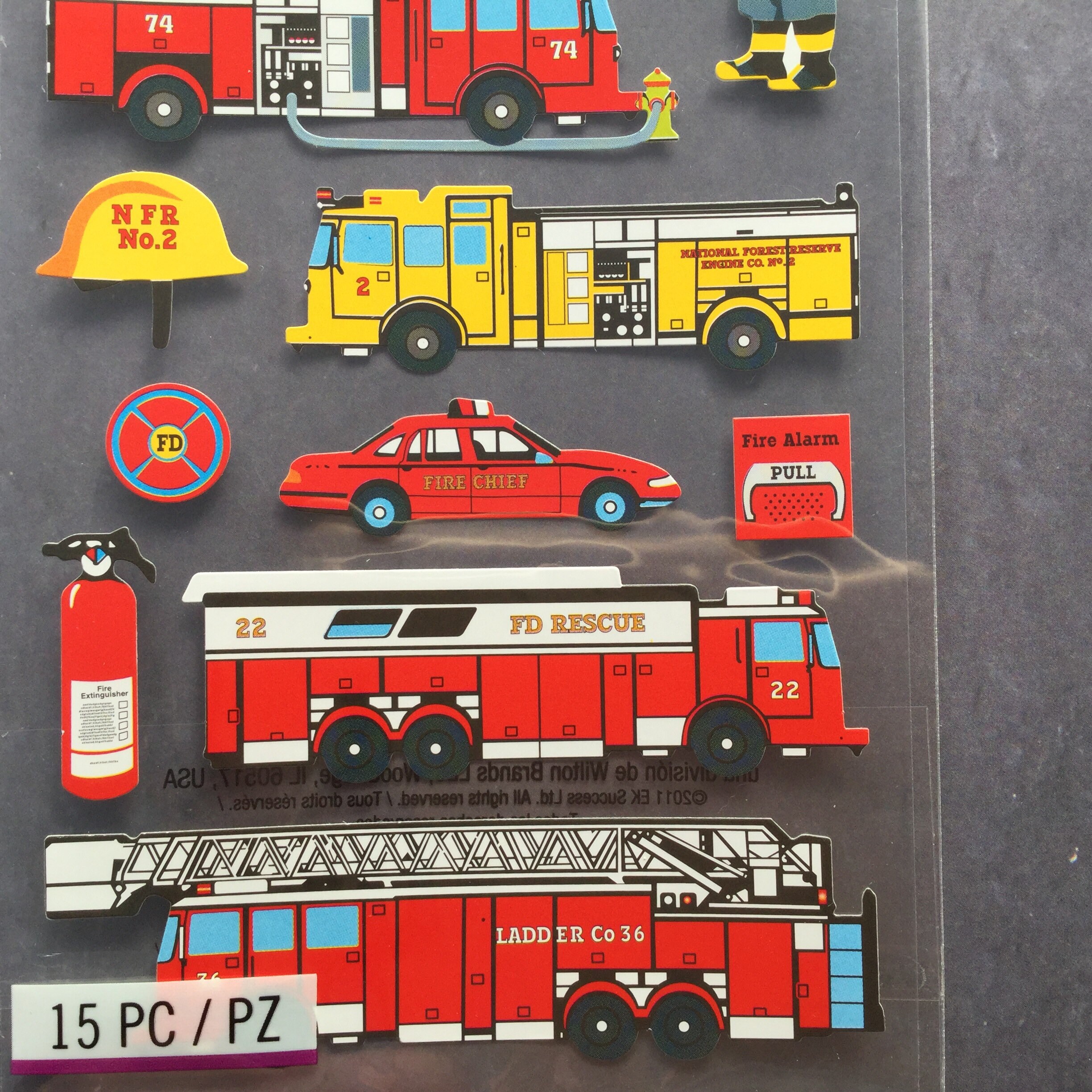 FIRE ENGINE Sticker Firemen Sticker Heavy Rescue Truck | Etsy