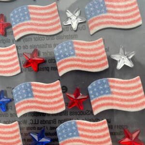 MINI American Flag Sticker Set | Stars and Stripes Sticker | USA 4th of ...
