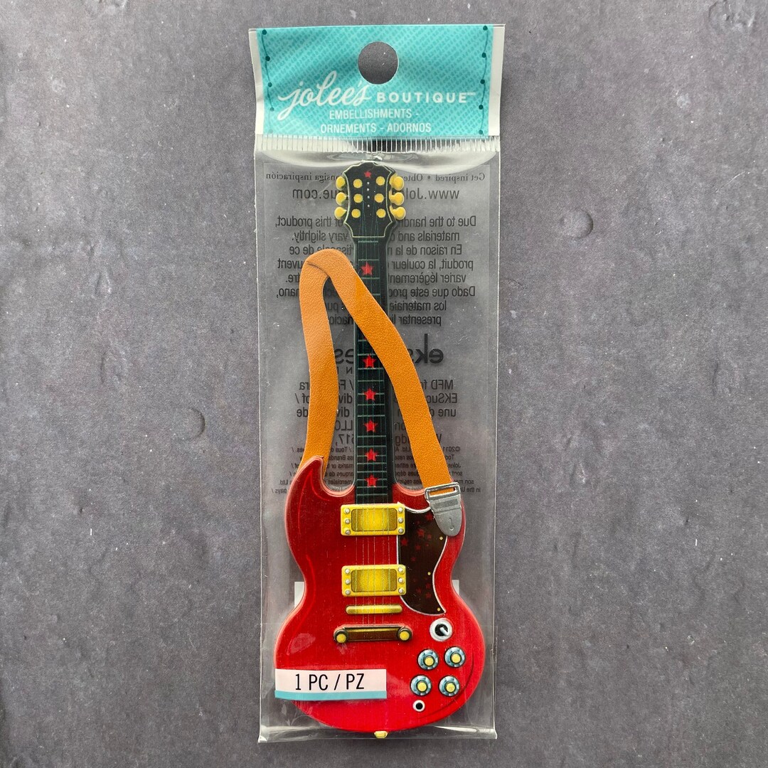 3D GUITAR Embellishment | Electric Guitar Instrument Music Band | Jazz ...