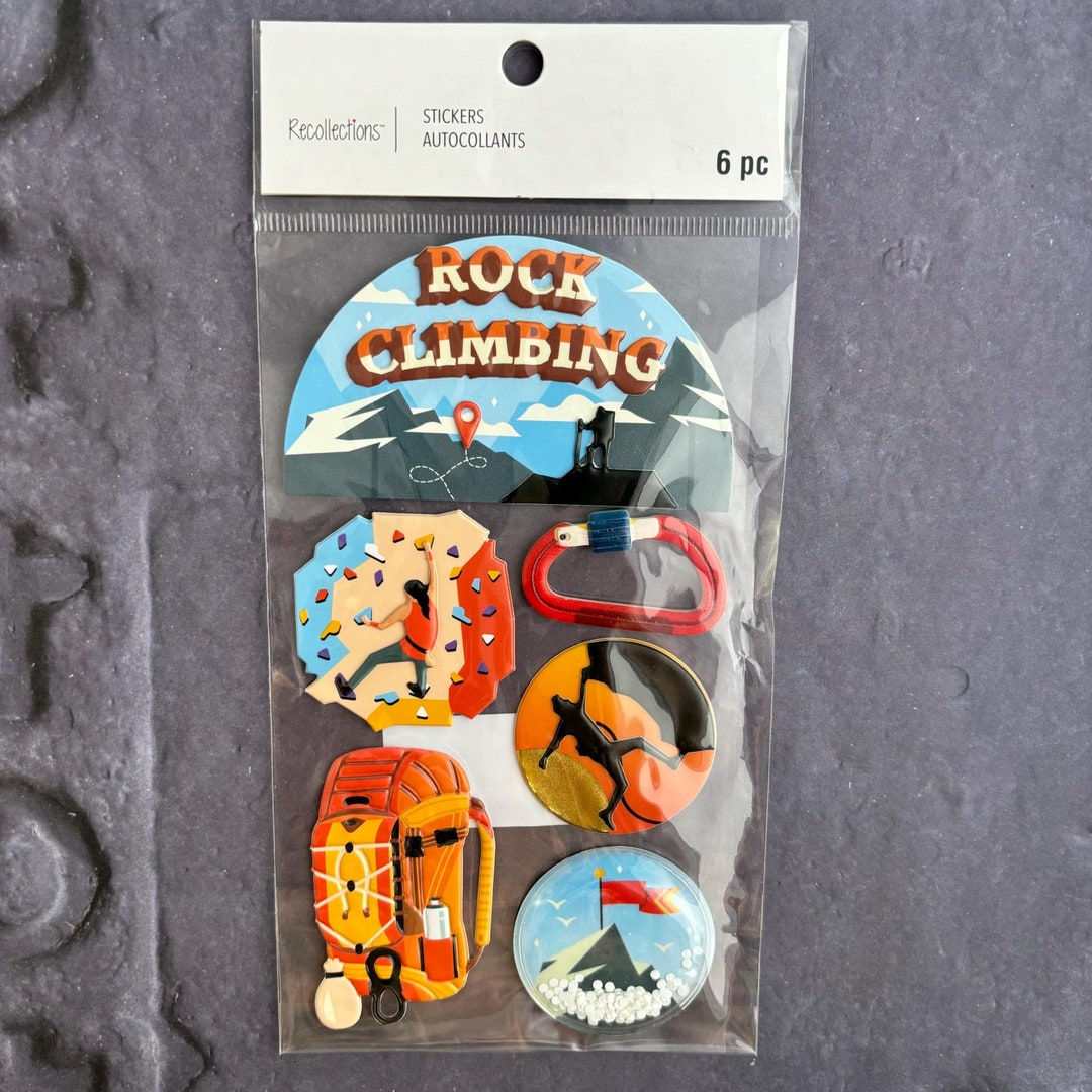 ROCK Climbing Sticker | Sport Climbing Mountain | Backpack Hiking ...