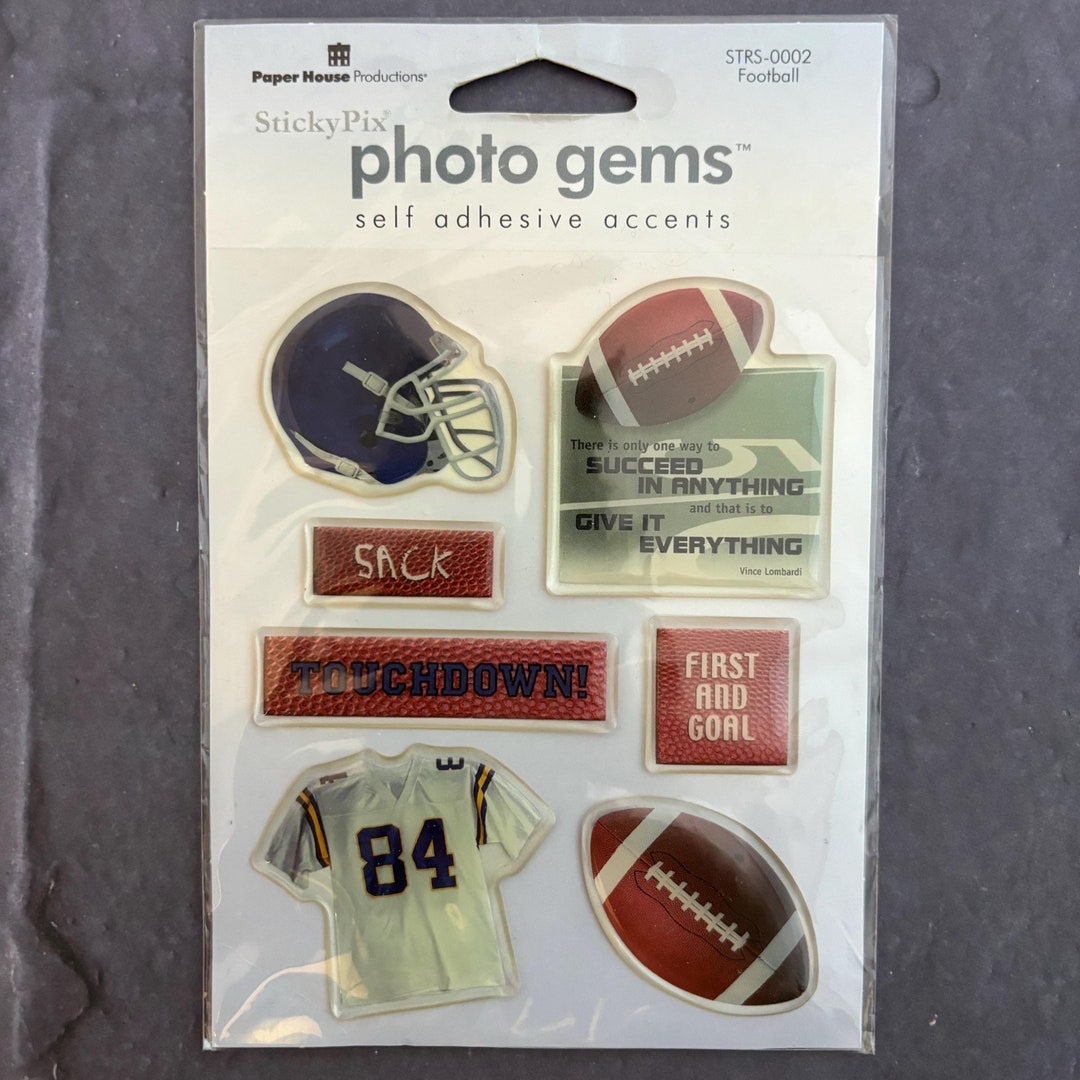 FOOTBALL Stickers | Varsity High School College Flag Football ...