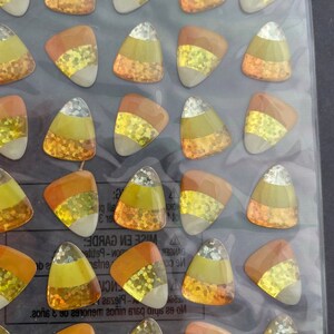 MINI Candy Corn Stickers Glitter Stickers Autumn Fall Embellishment ...