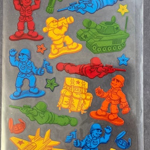 CARTOON Military Sticker | Army Embellishment | Fighter Jet Tank ...