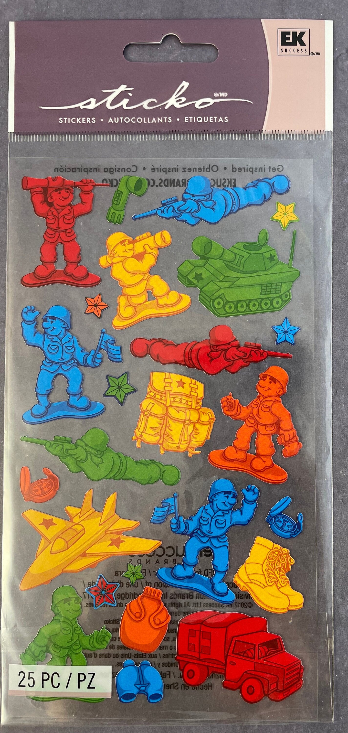 CARTOON Military Sticker | Army Embellishment | Fighter Jet Tank ...