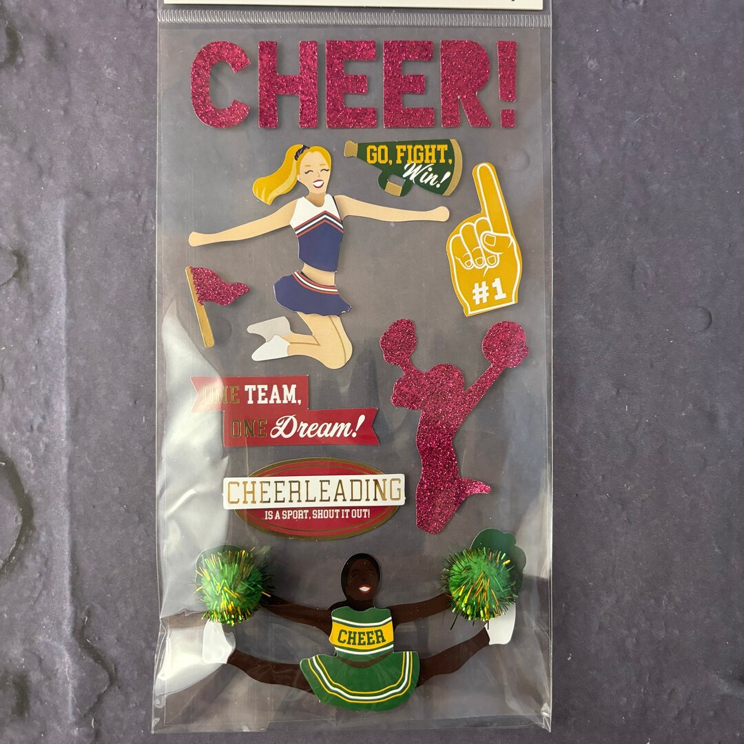 CHEER Sticker | High School Cheer Leading Team Sticker | Cheer Leader ...