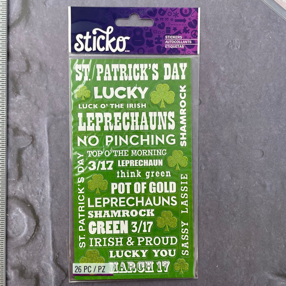 ST PATRICK'S Day Sticker | Leprechaun Sticker | Lucky Pot of Gold ...