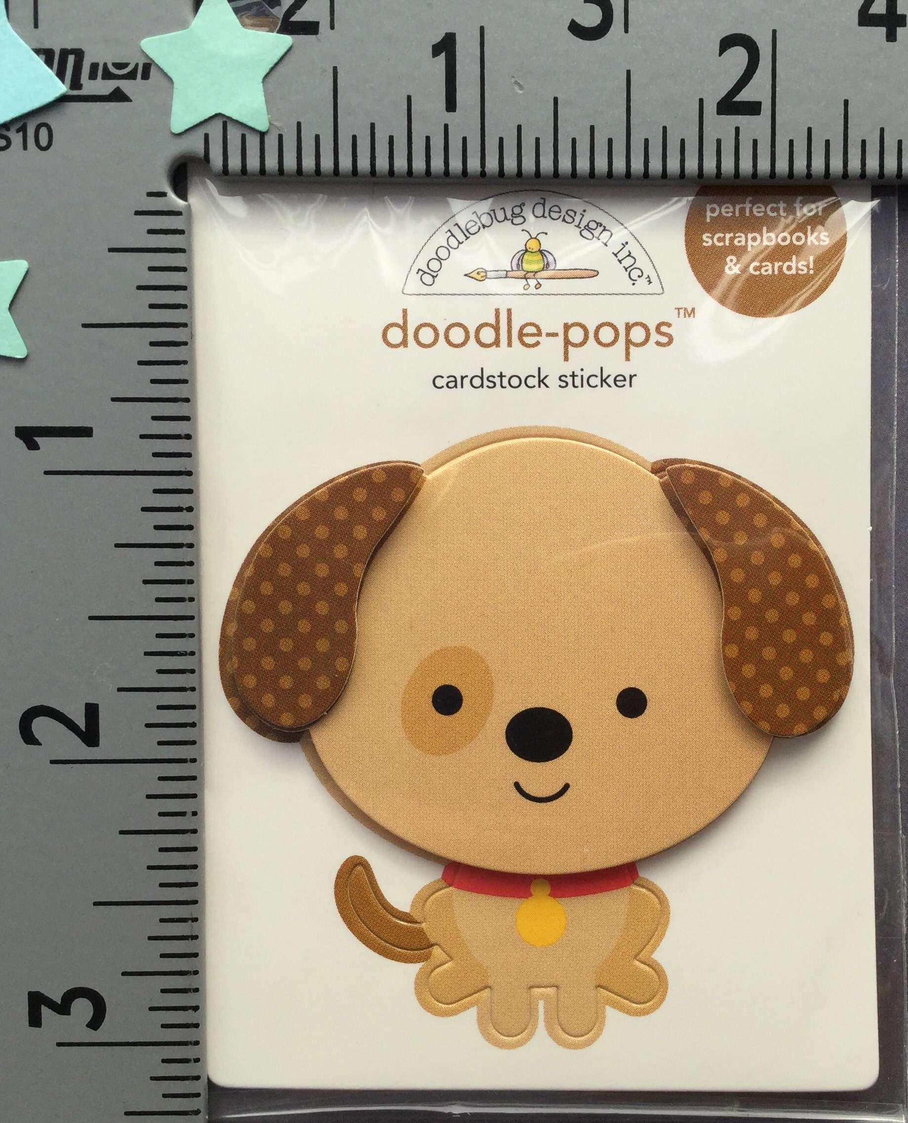 3D DOG Sticker Dog Scrapbook Sticker Dog Embellishment | Etsy