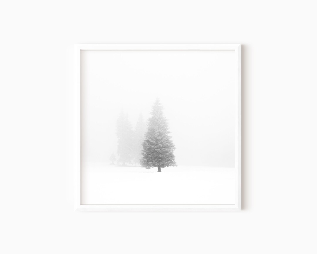 Black and White Tree Print | Minimalist Downloadable Prints | Instant ...