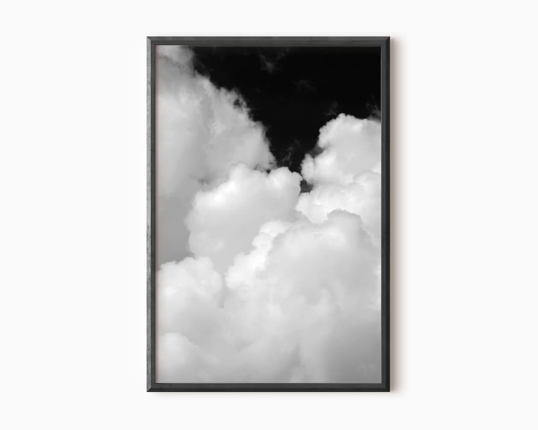 Printable Cloud Print | Digital Abstract Cloud Art DOWNLOAD #0692 - Etsy