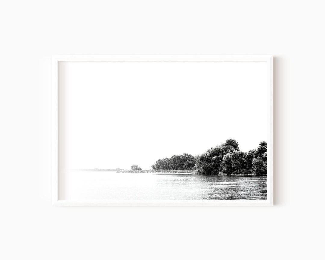 Minimal Print | Printable Lake Photography | Lake Landscape Art Print ...