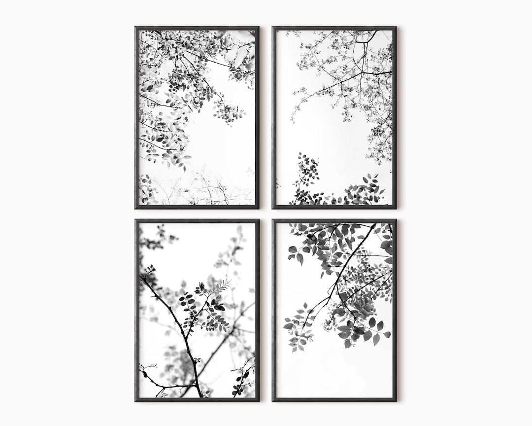 Tree Branches Printable Art | Set of 4 Prints DOWNLOAD #0704 - Etsy