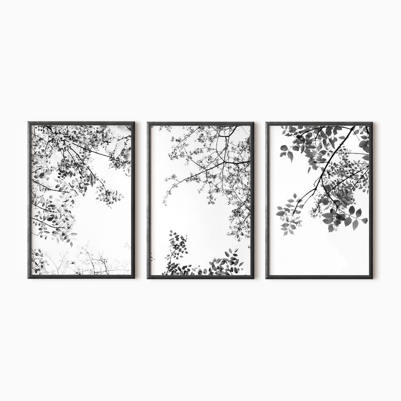 Black and White Tree Art - Etsy