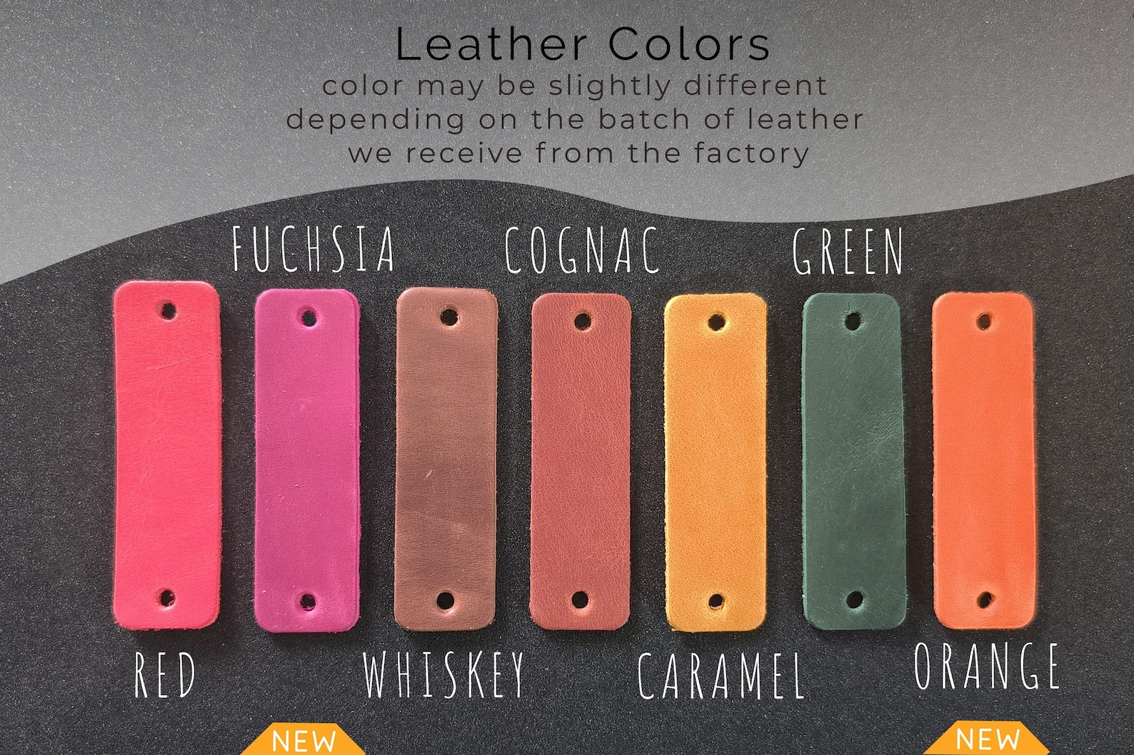 Personalized Full-grain Leather Labels With Rivets for Handmade Items ...