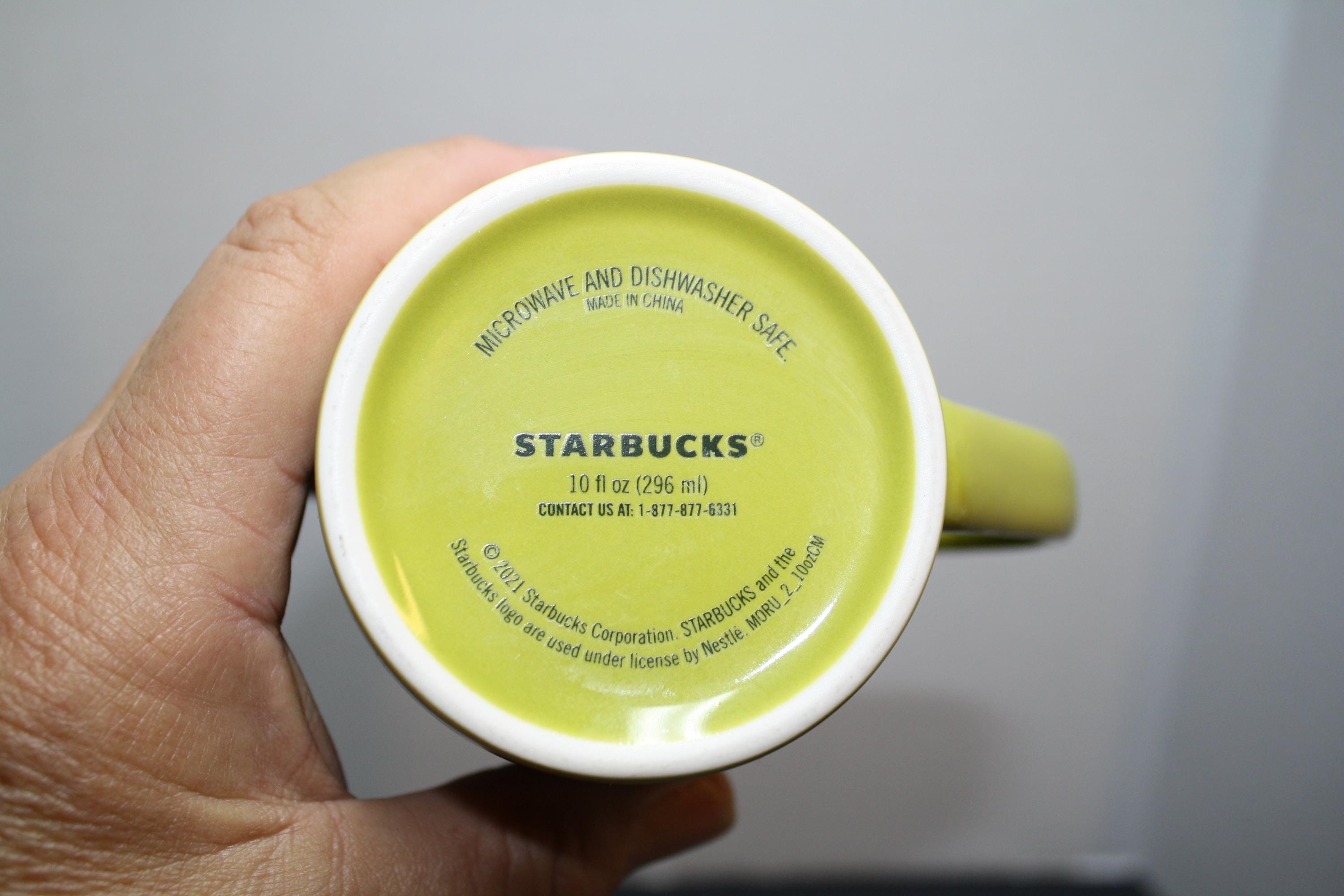 Starbucks Lime Green Collectors Logo Coffee/tea Mug - Etsy