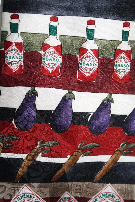 Tabasco Sauce 'vegetable Medley' Designer Necktie | Etsy