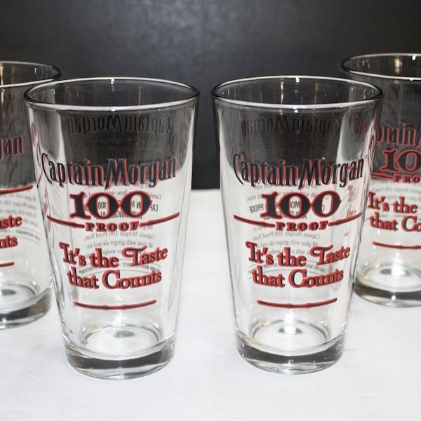 Captain Morgan Drink Glasses - Etsy