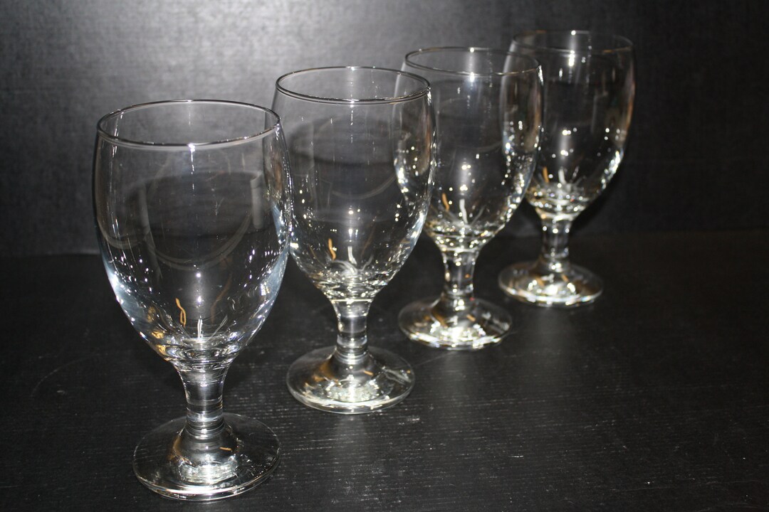 Libbey Large/heavy Water/tea Goblets - Etsy