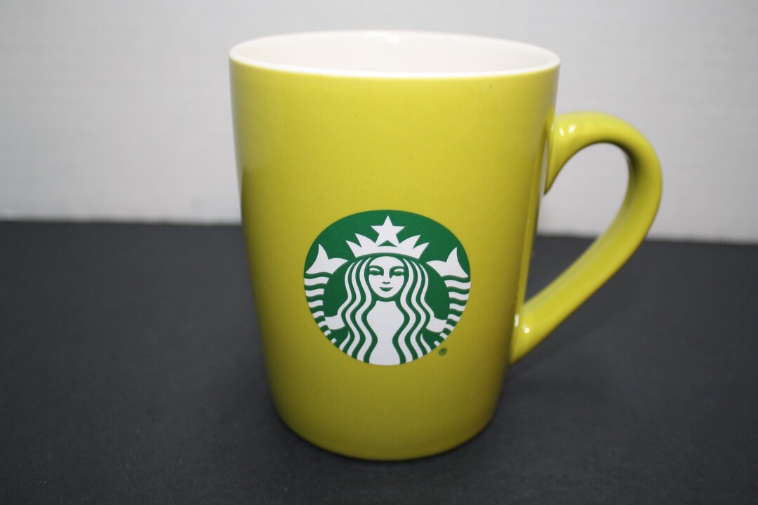 Starbucks Lime Green Collectors Logo Coffee/tea Mug - Etsy