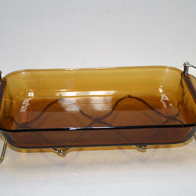 Fire King Amber Dish - Etsy
