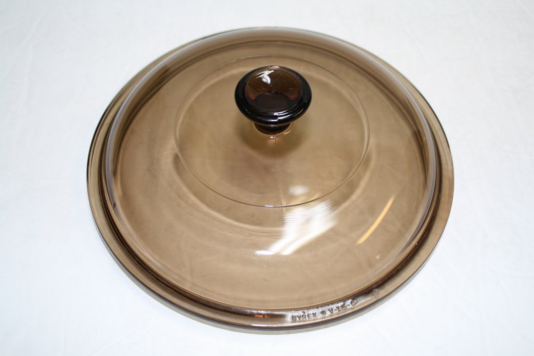 Pyrex Amber Visionware V-1.5-C Lid With 6 9/16" I.d. - Etsy