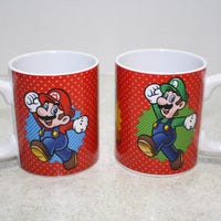 3D Effect Super Mario Mug 2 Tea/coffee Mugs 11oz - Etsy UK