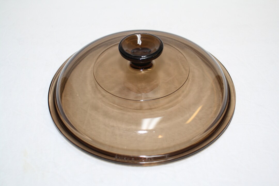 Pyrex Amber Visionware V-2.5-C Lid W/7 5/8" I.d. - Etsy