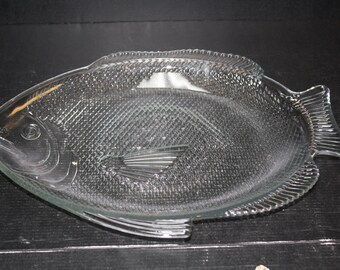 Large Glass Platter | Etsy