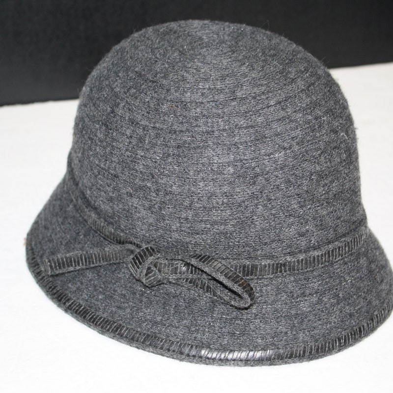 Gray Wool Hat - Etsy