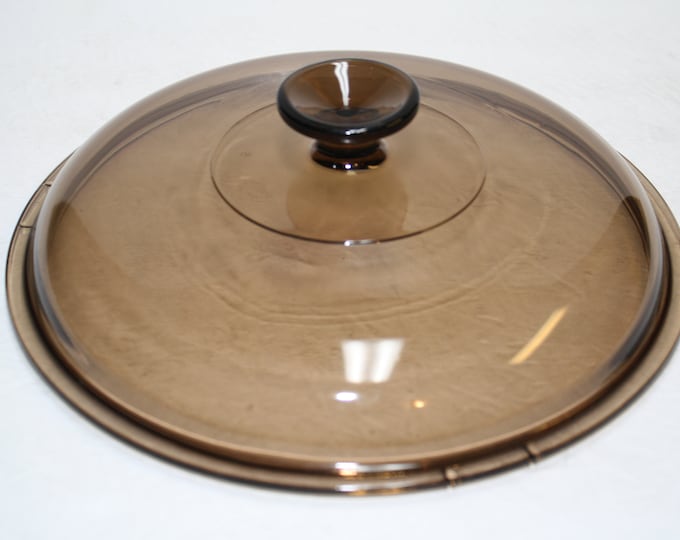Pyrex V-1-C Replacement Lid, V1C, Brown Corning Visions Glass Lid, Fits ...