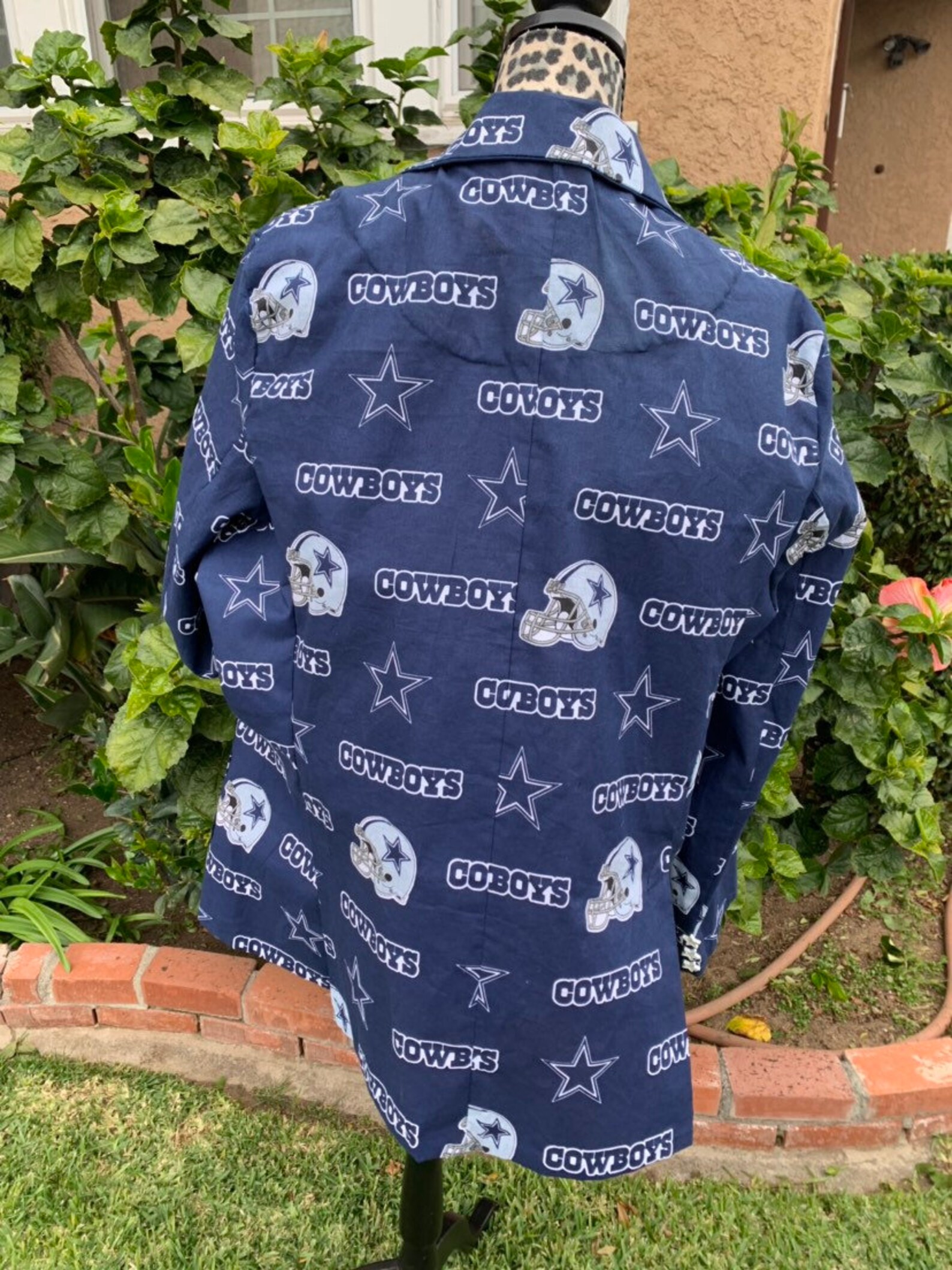 Cowboy's Navy Blue Men's Suit Jacket With Star Buttons - Etsy