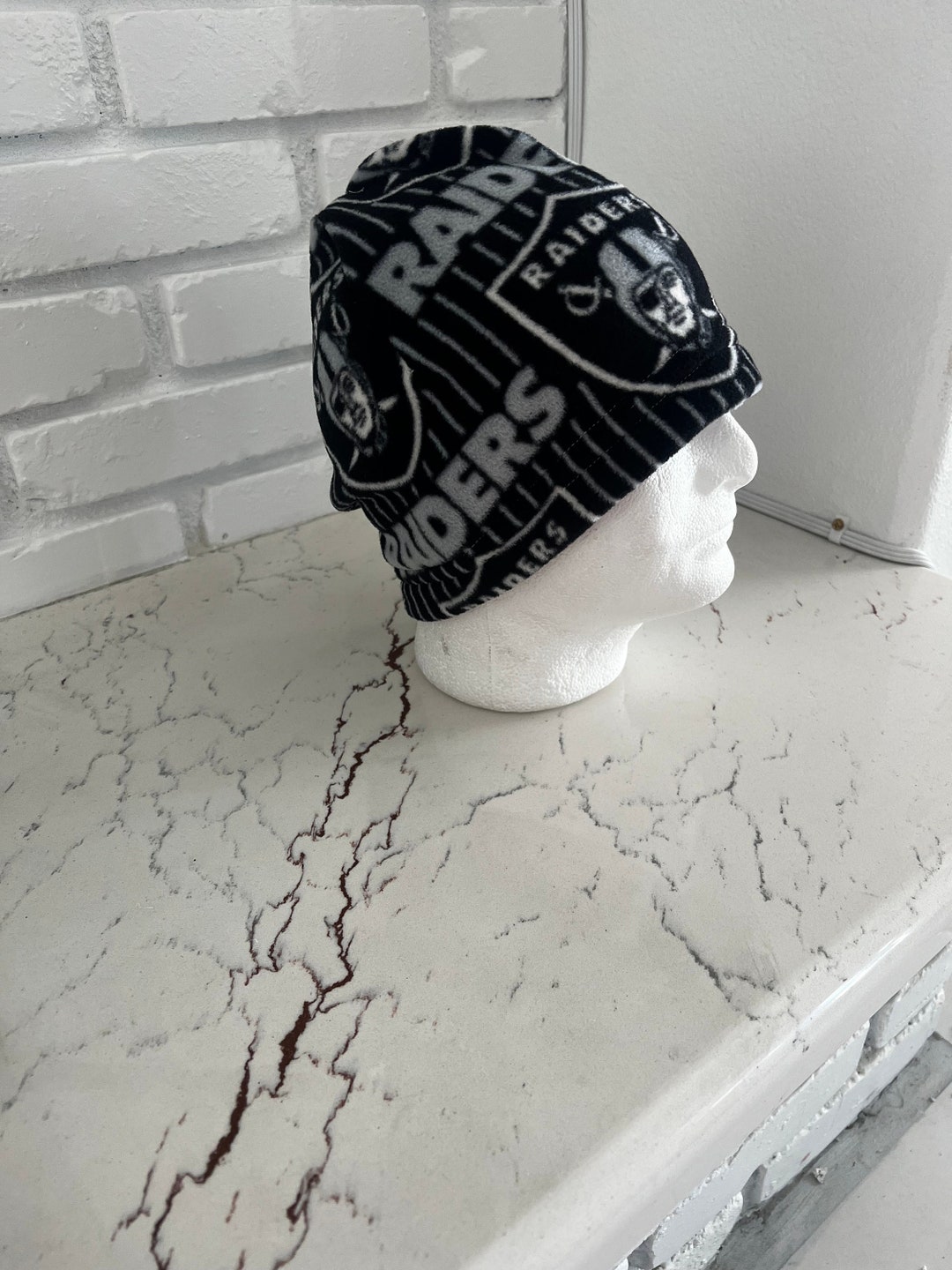 Raiders Pin Stripe Beanie - Etsy
