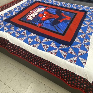 Queen Size Spider-man Quilt - Etsy
