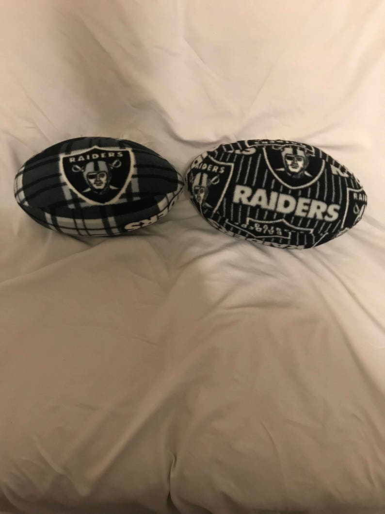 Raiders Football Pillows - Etsy