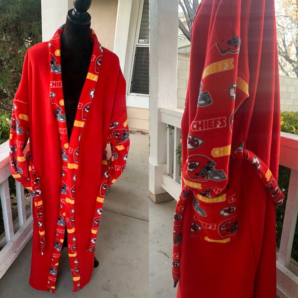 Kansas City Chiefs Robe - Etsy