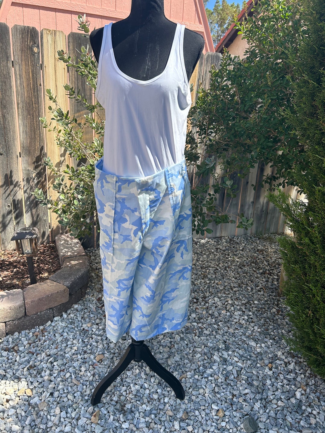 Men's Baby Blue Camo Shorts - Etsy