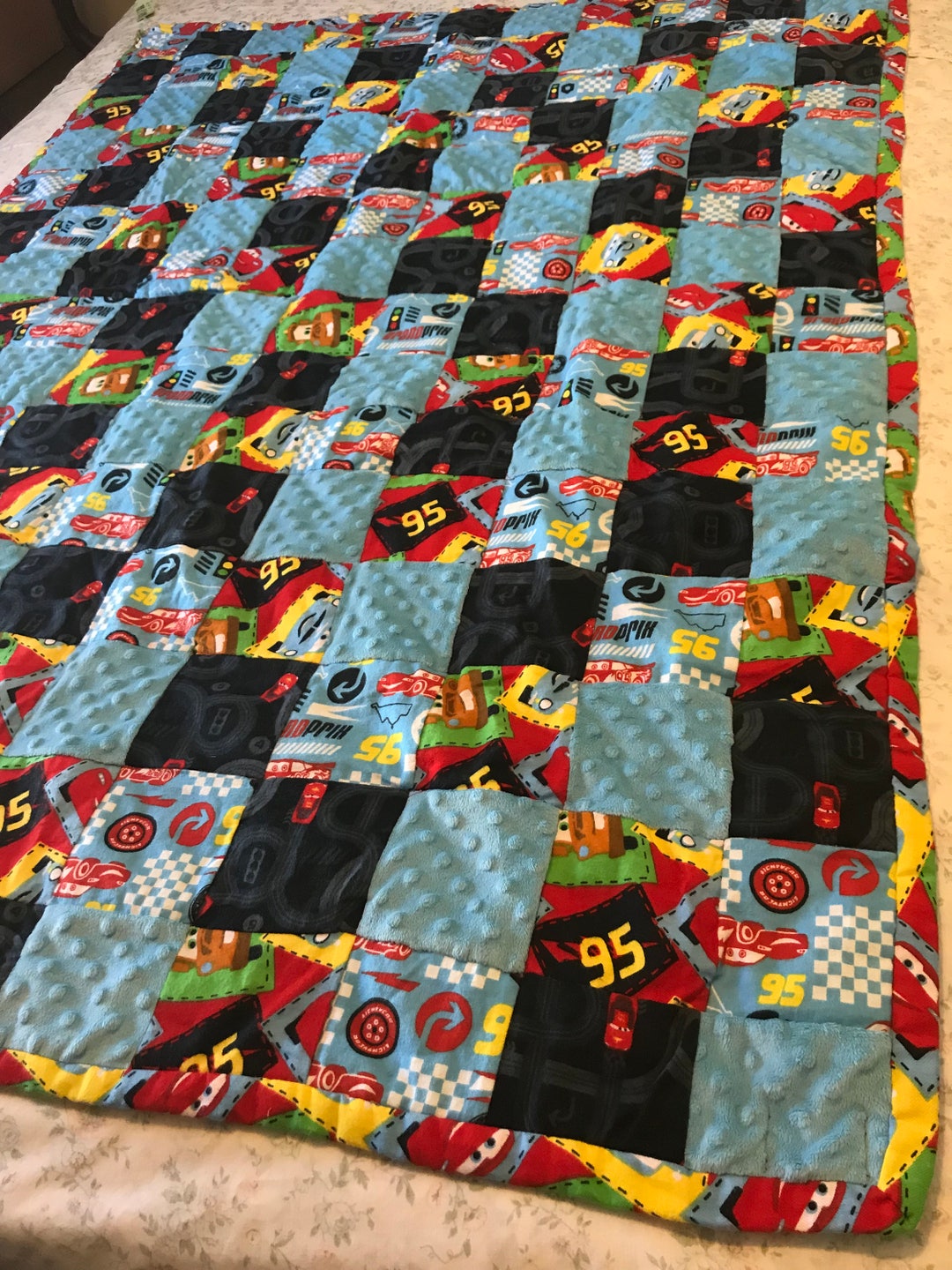 Cars Quilt - Etsy