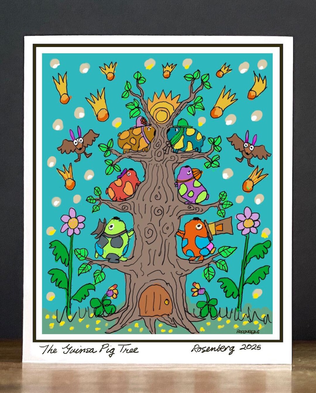 Blank Cards: the Guinea Pig Tree - Etsy