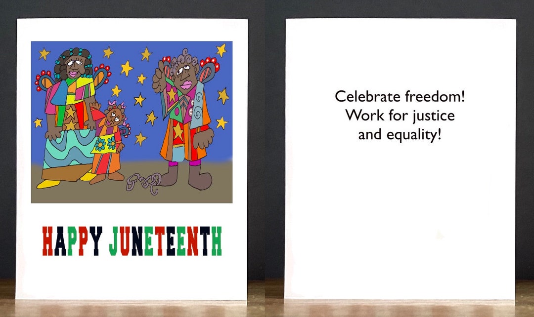 Juneteenth Card: Happy Juneteenth - Etsy