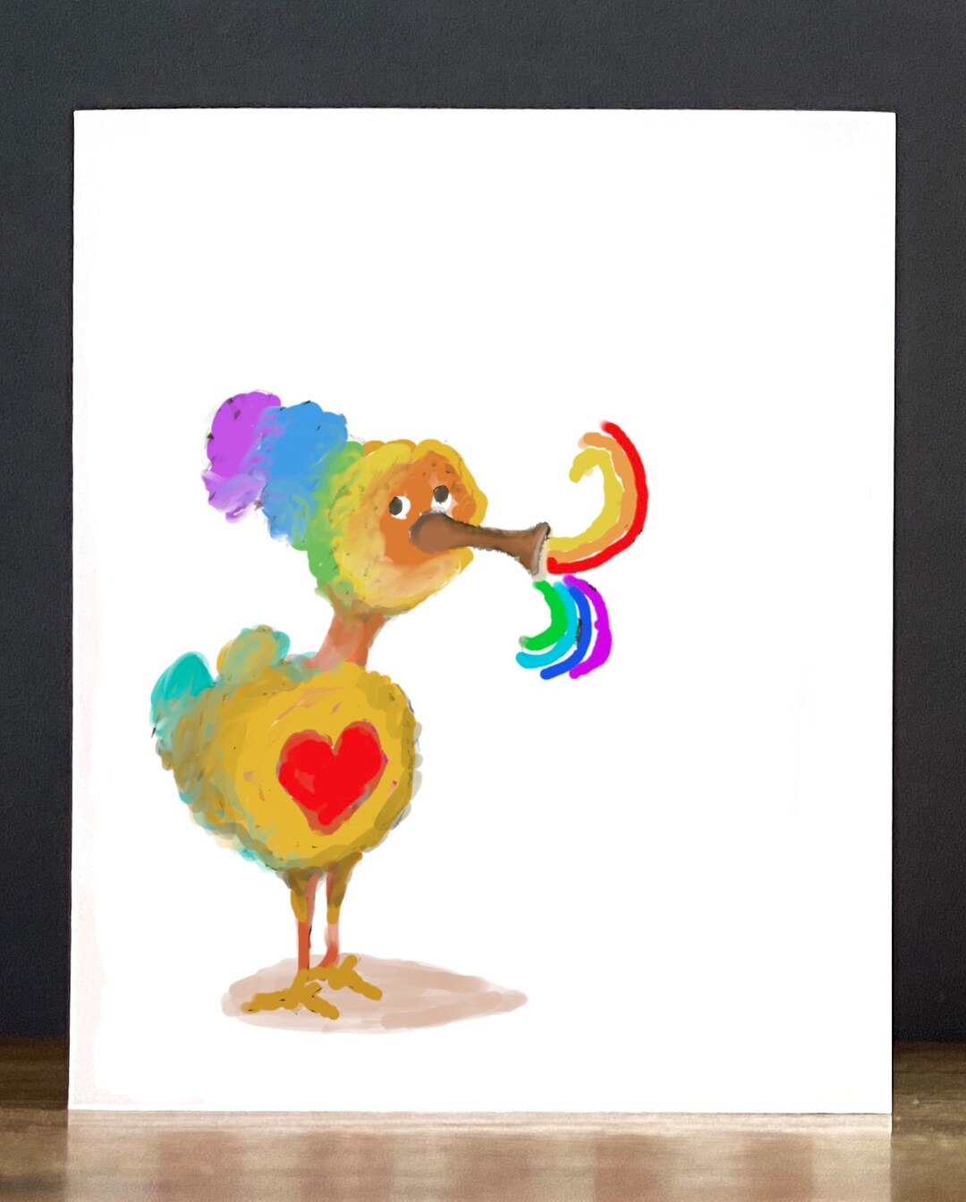 Pride Card: Big Bird Pride - Etsy