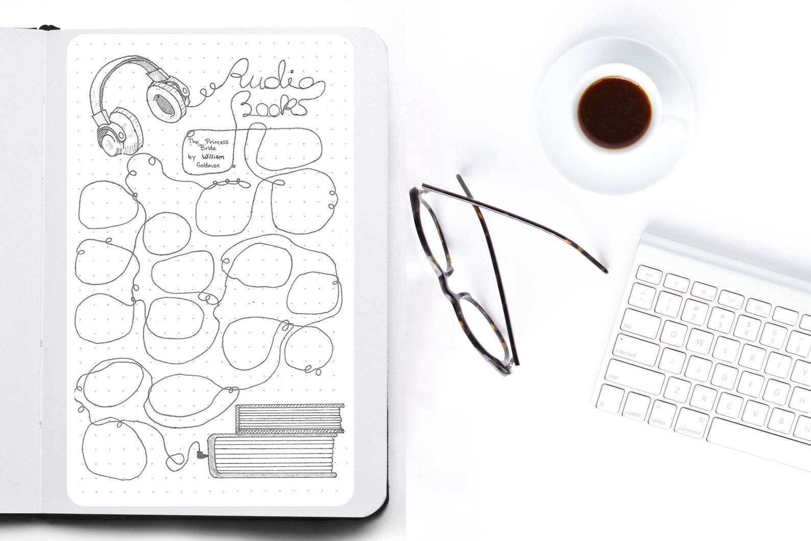 Letter Size Audiobook Tracker // Printable Planner // Downloadable ...